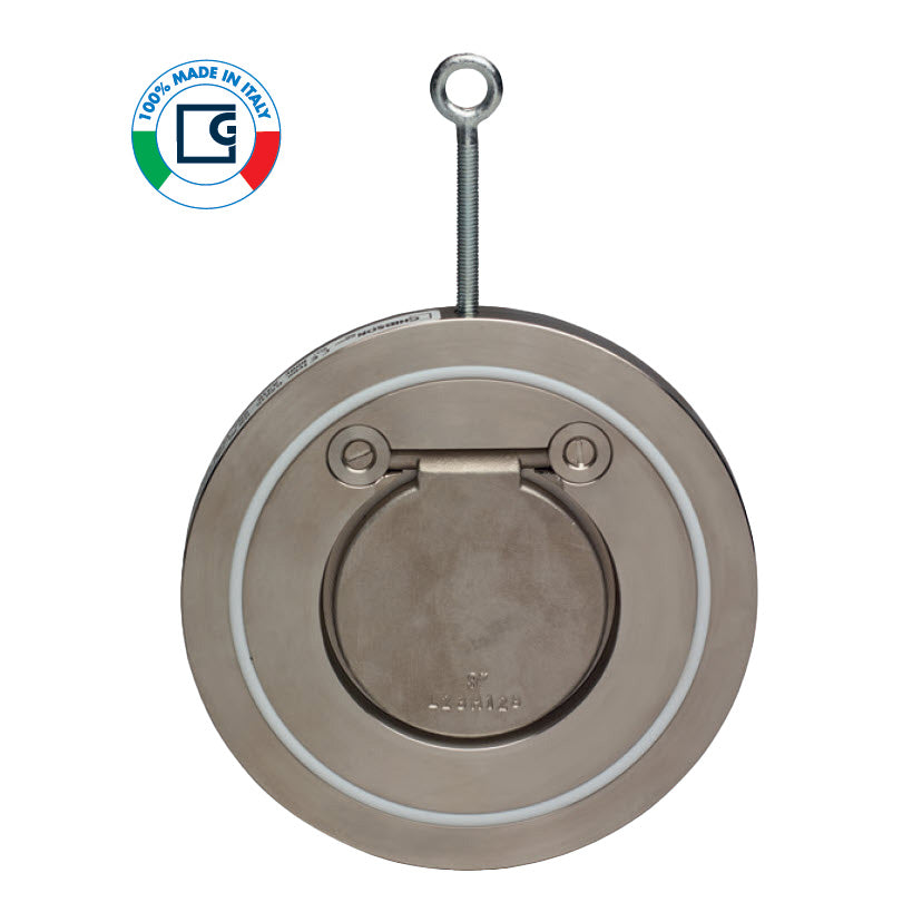 BONOMI GHIBSON GS15P STAINLESS STEEL PTFE SEATED SWING CHECK VALVE ...